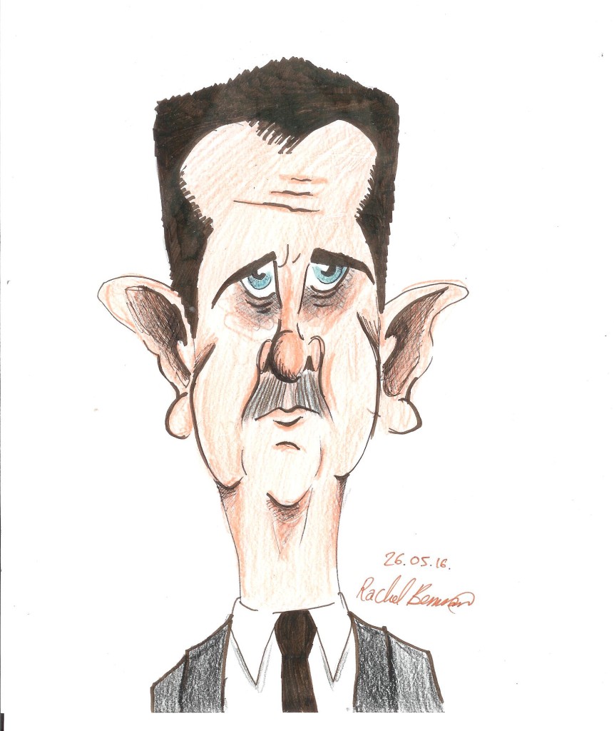 Syria Cartoon: The Sadness and Evil of Bashar al-Assad - EA WorldView
