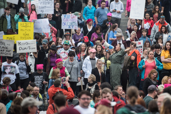 March In Defense Of Women's Rights Held In Columbia, South Carolina ...